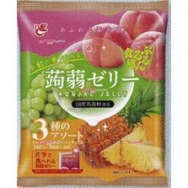 Ace Bakery 20g x 24 pieces Konjac Jelly Peach + Muscat + Pineapple