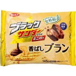 Yurakuseika Black Thunder Mini Chocolate Biscuit Sticks (Rich Whole ...