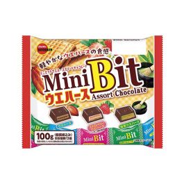 Bourbon Mini Bit Assorted Wafer Biscuits with Chocolate Filling (3 ...