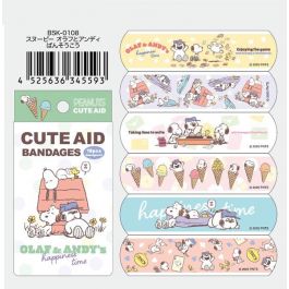 Santan x PEANUTS Snoopy Olaf and Andy's Happy Time Cartoon Pattern Band ...
