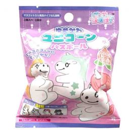 DAISO Cartoon Unicorn Toy Blind Box Bath Ball (4 Random Styles/Peach ...