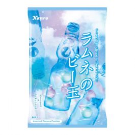 Kanro Ramune Marble Candy Cool Ramune & Grape Ramune Flavor 65g