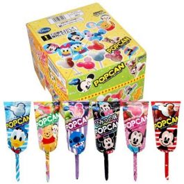 Glico Popcan Disney Soda Lollipop 30pcs