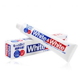 LION White & White Toothpaste (Clean Fresh Mint)