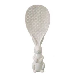 Bunny Shape Standable Rice Paddle (White)
