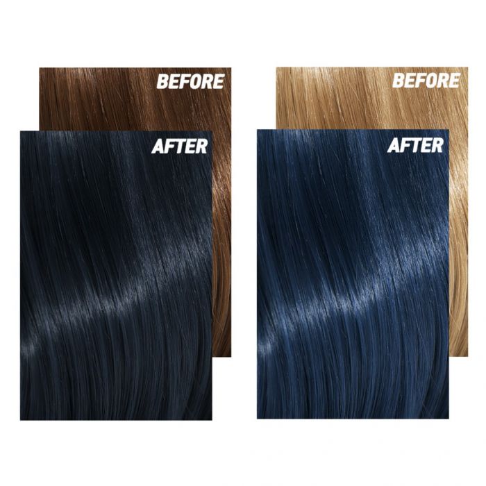 Bright Blue Scene Hair
